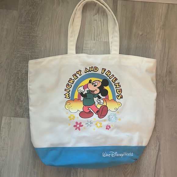Disney | Bags | Mickey Mouse Canvas Tote Walt Disney World | Poshmark